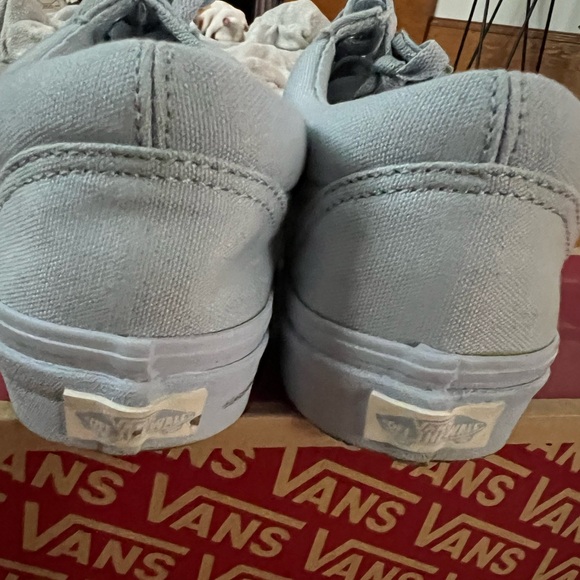 Vans | Shoes | Vans Old Skool Mono Canvas Skyway Light Blue Sneakers ...
